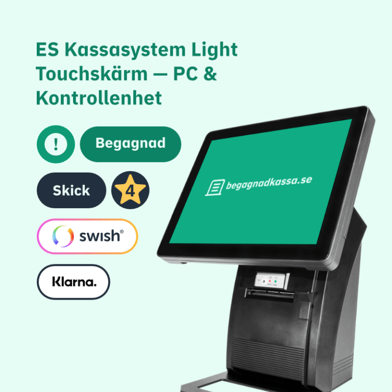 ES Kassasystem Light Begagnad Touch-skärm PC